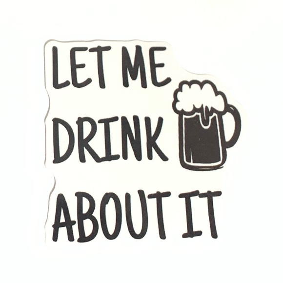 Design | Funny Beer Sticker | Poshmark